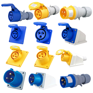 16A Single Phase Industrial Sockets and Plugs - IP44