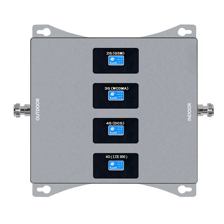 Fullset 800/900/1800/2100mhz Four Band Mobile Booster Repeater Booster amplifier 2G 3G 4G LTE ...