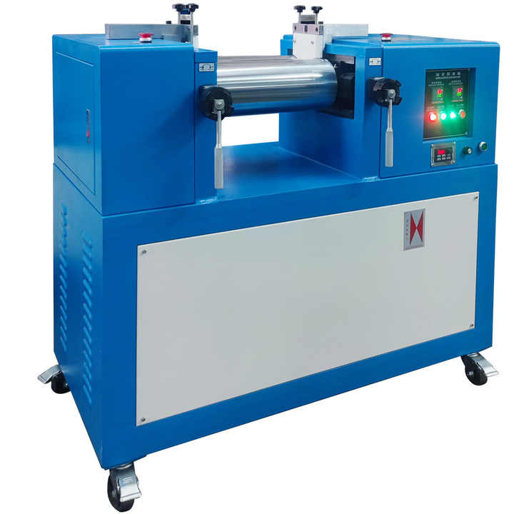Laboratory Open Two Roll Rubber Mill With Both Roller Speed Adjustable ...