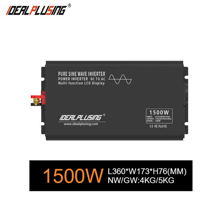 Factory Manufacturing 24v to 220v Pure Sine Wave 1500w Adapt to ...