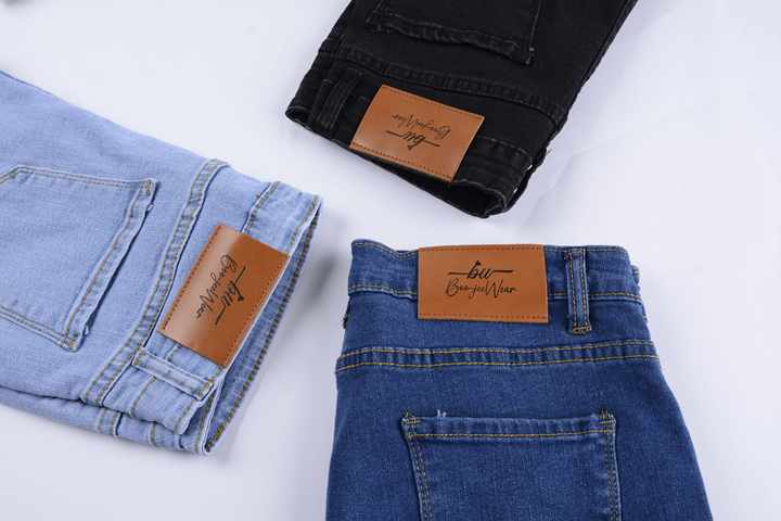 Shop Custom European Fashion Denim Pants - High Waist Skinny Jeans