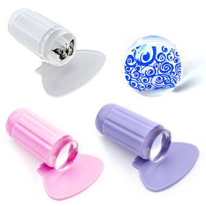 Alat Pengikis Kuku, Profesional OEM Salon Stamping Piring Jelly Silikon ...