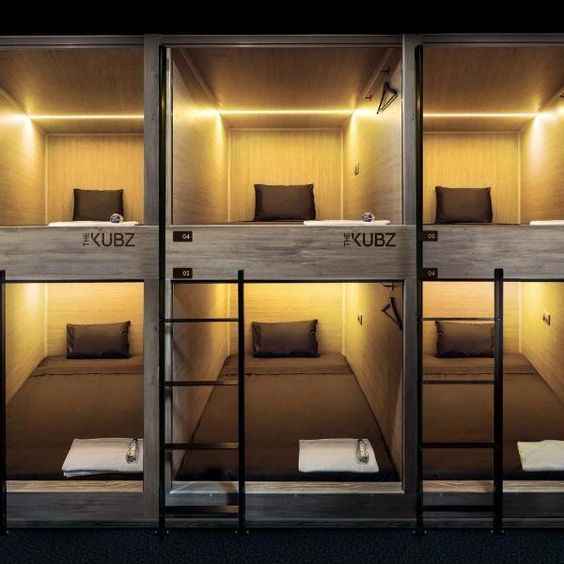 Soundproof Capsule Hotel Bunk Bed Capsule Bed Sleeping Pods