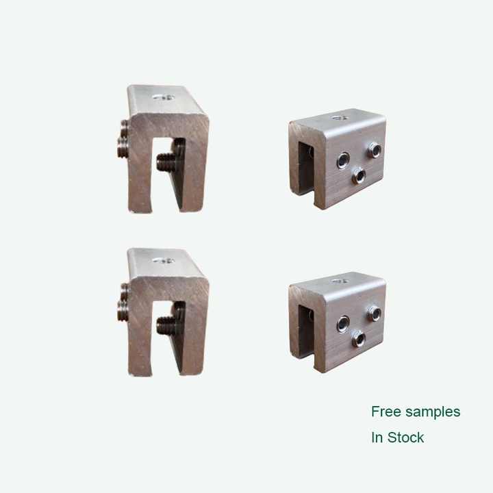 Trapezoidal Standing Seam Roof Clamp Mount Solar Panel Mid Clamps Metal ...