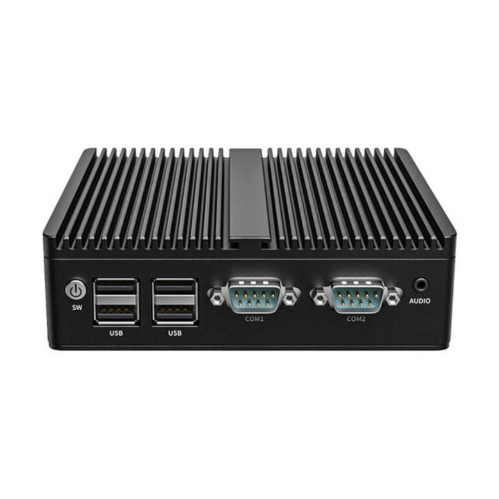 RS485 RS232 Dual Nic RJ45 Mini Fanless Computer Intel Celeron J4125
