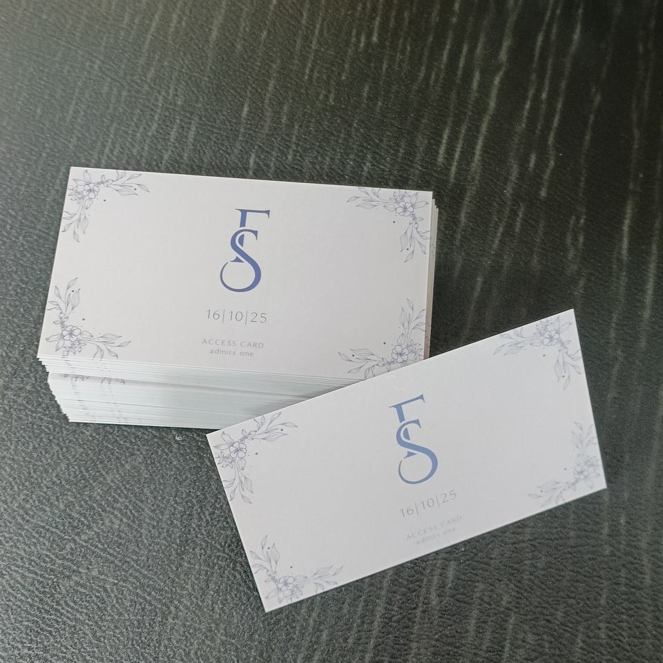 Custom 50*90MM Art and Fancy Paper Business Cards Free Design ...