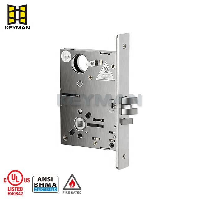 KEYMAN ANSI Grade 1 Mortise Cylinder Lock Hardware Types for 3-Hour ...