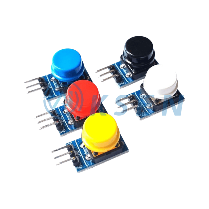 AI-KSEN 12X12MM Big Key Module Big Button Module Light Touch Switch ...