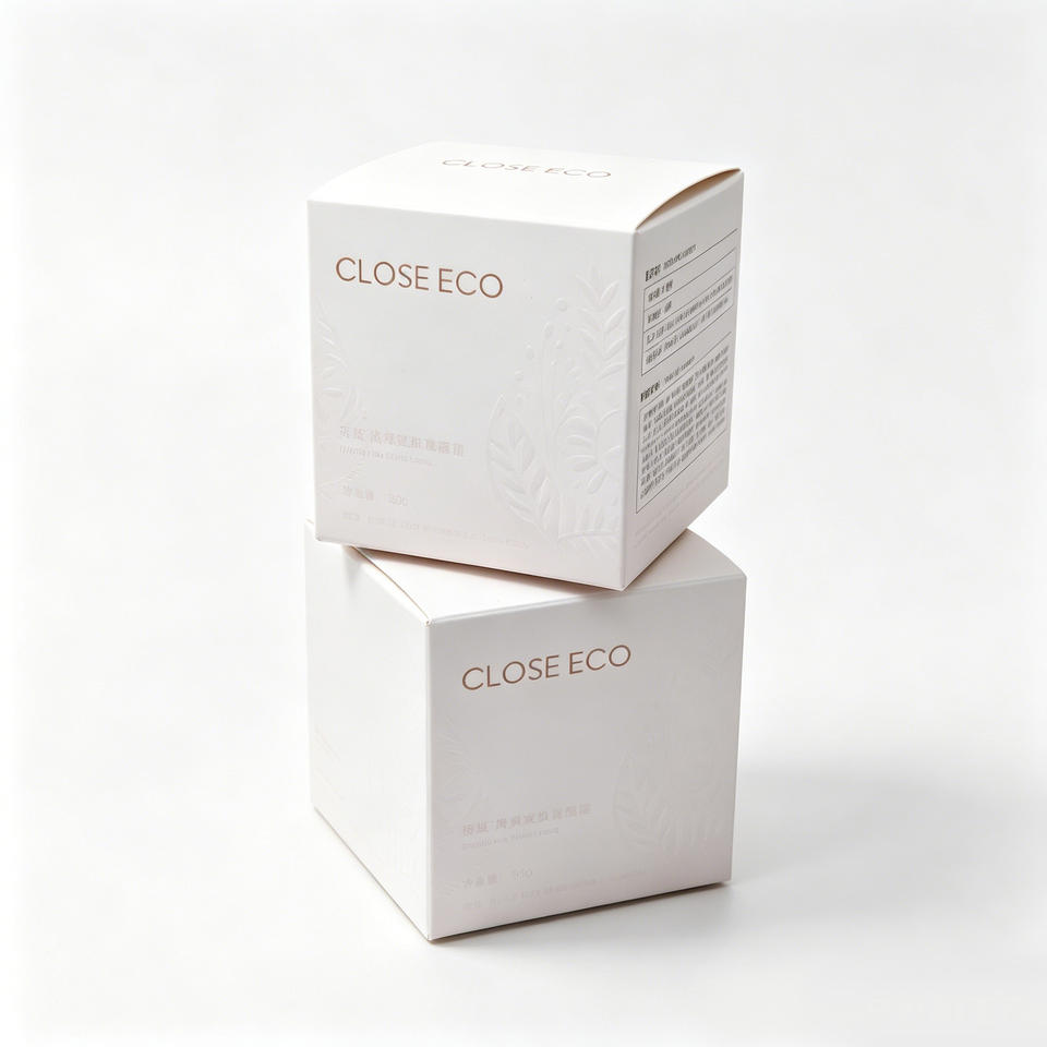 Factory Price White Paper Box Embossing UV Coating Luxury Packaging for ...