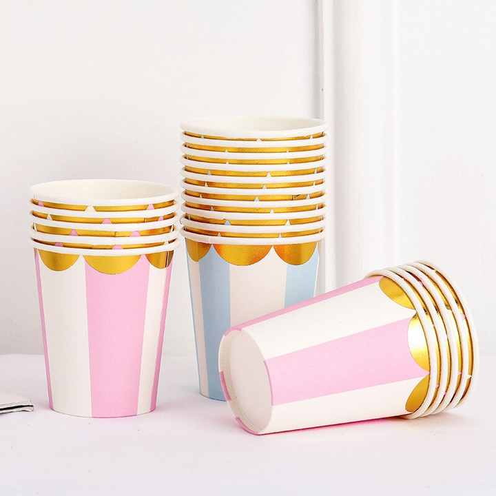 Disposable Kraft Paper Cup Holder Insulation Paper Cup With Cover ...