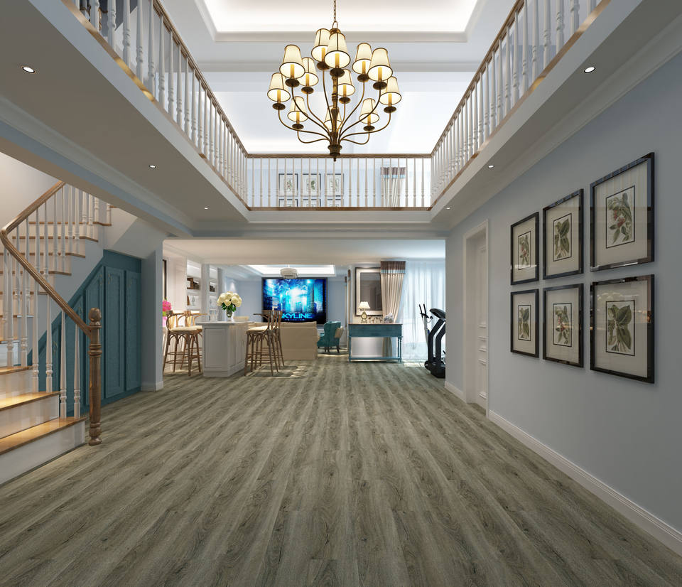 Easy Installation SPC Flooring for Hotel Waterproof Soundproof ...