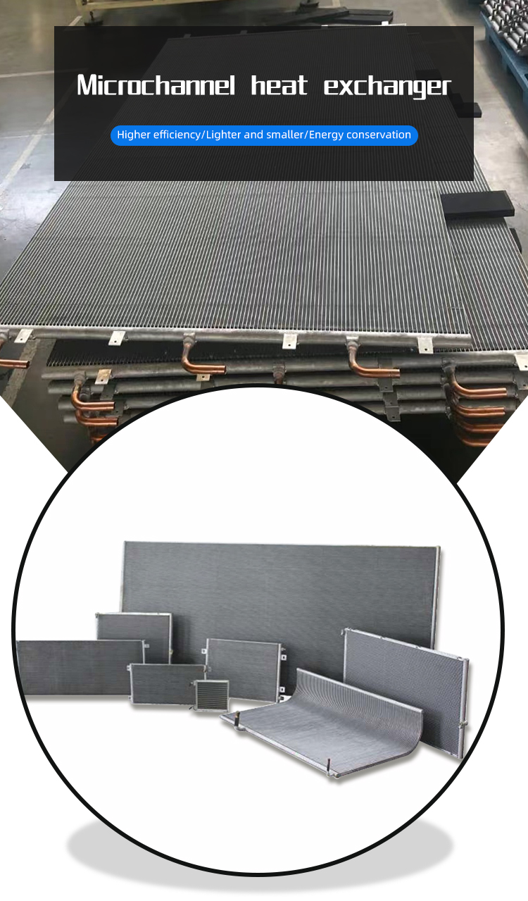 Custom Refrigerator Heat Exchanger Display Case/Freezer Micro Channel ...