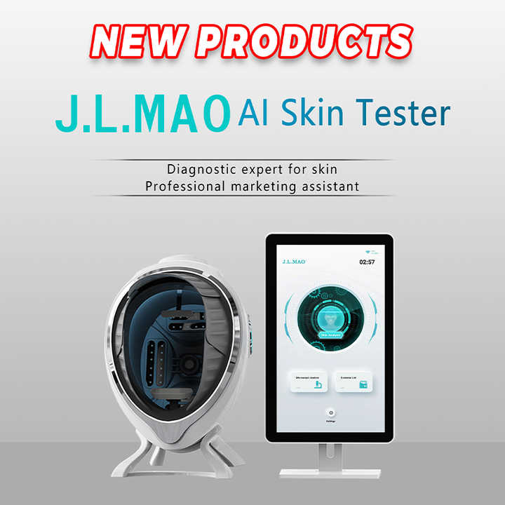 AI Skin Testing & Analysis Machine 3D Face Scanner with Aging ...
