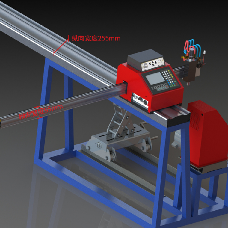 High precision 1630 CNC plasma pipe cutting machine for metal pipe ...