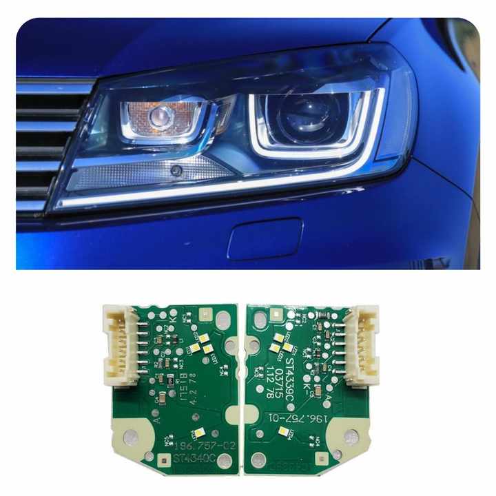 Xenon Headlight DRL Boards 196-757-01 196-757-02 for VW
