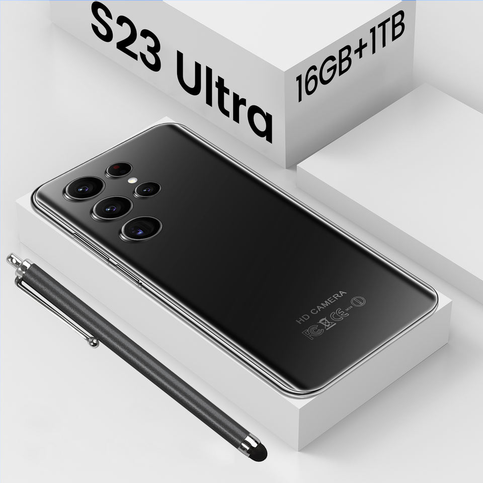 2025 new 3g 4g 5g Android phone low-price phone S23 Ultra 1TB 7.2-inch ...