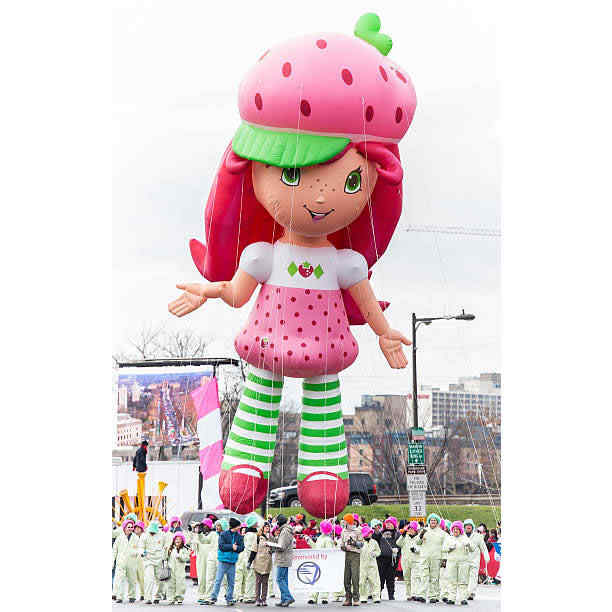 Inflatable Strawberry Girl, pink Strawberry Shortcake Giant Helium ...