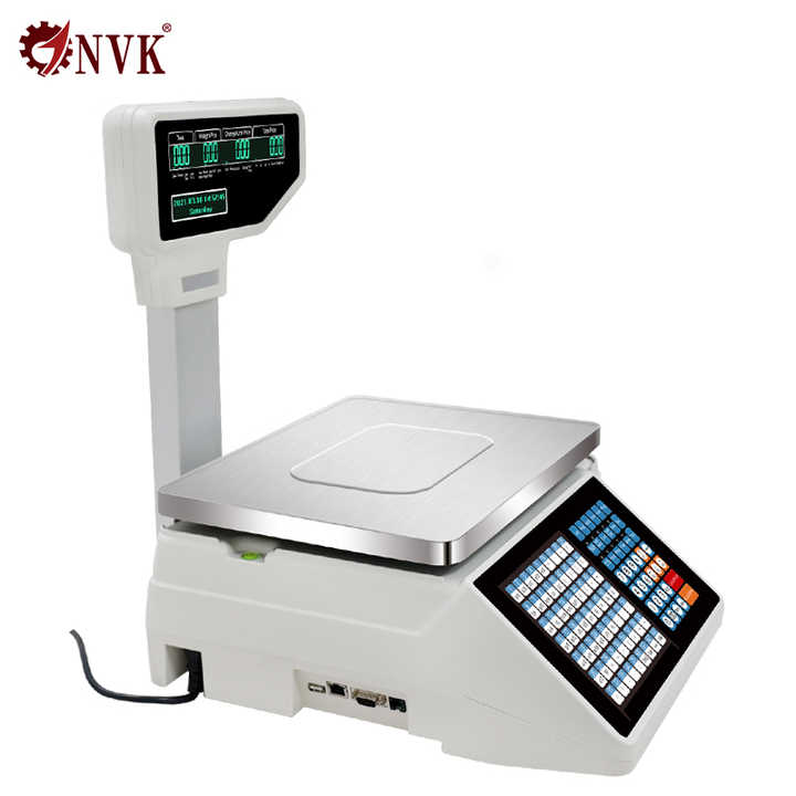 NVK TM-A20b Plastic Fruit Vegetable Weighing Scale 1g Accuracy with ...