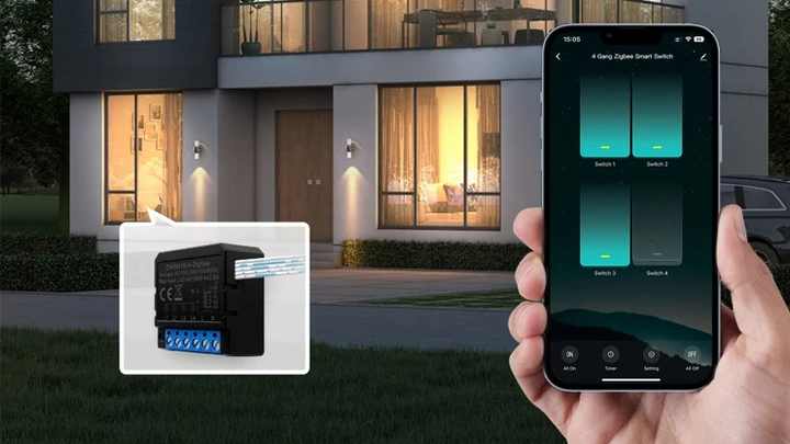 Avatto 10A DIY Tuya WiFi Smart Life Controller Timer Switch Light Wall 1/2/3/4 Way 1/2/3/4 ...