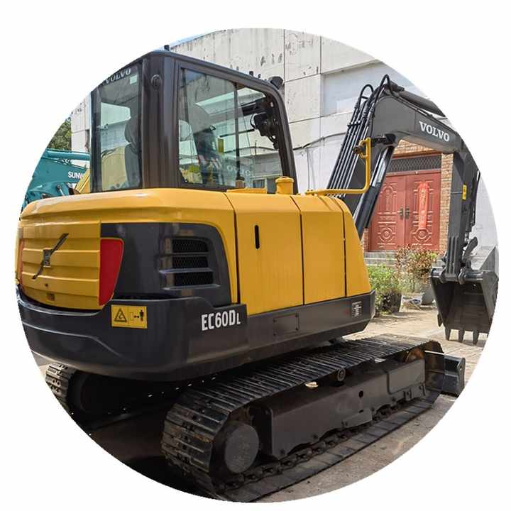 Original Japan Used Mini Excavator VOLVO EC60C on Sale with Low Working ...