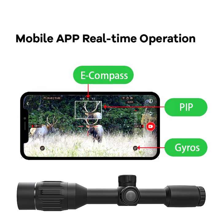Night Vision Scope FHD 1080P With IR Day and Night Use Scope for ...