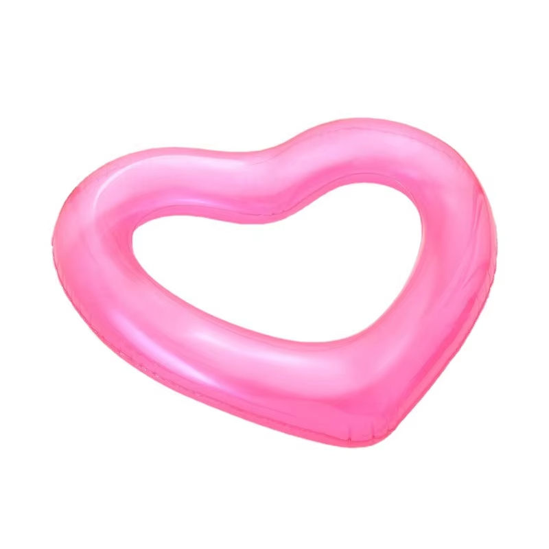 B01 Inflatable Heart Pool Float Customized Love Swim Rings Float ...