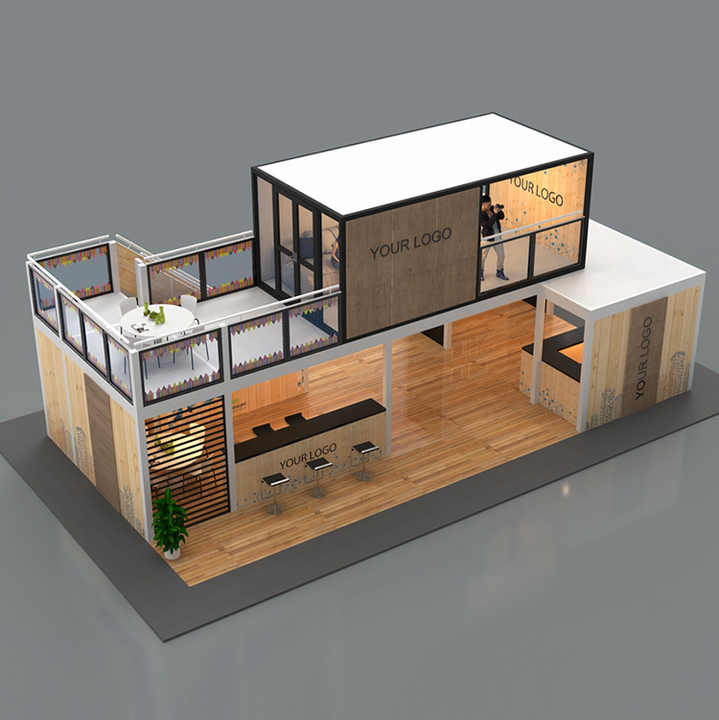 Custom Modular Double Deck Storey 1200x600cm Tradeshow Stands