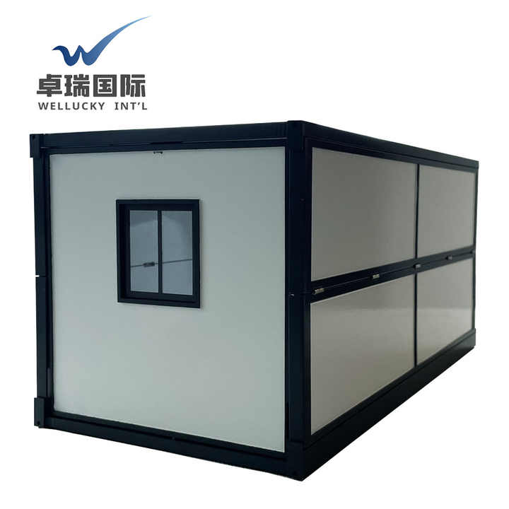 WELLUCKY Foldable Container House Durable Steel Sandwich Panel Strong ...