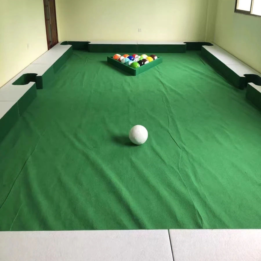 Custom Made Real Snooker and Billiards Kick Table Football Fun Game ...