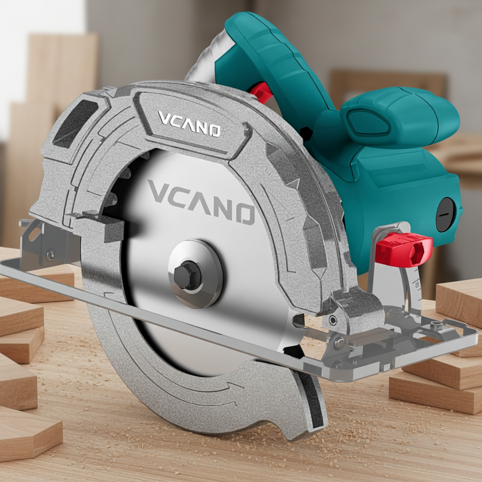VCANO Brushless Motor 185mm 1200W Corded Electric Circular Saw for ...