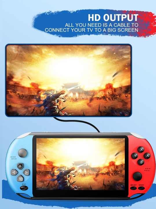 X12 Double Rocker 5.1-Inch Arcade Player - Nostalgic Gaming