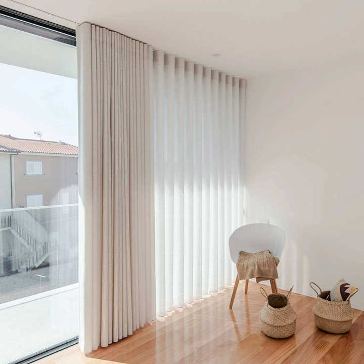 Minimalist Style Wave-Fold Ceiling Lining - Jiayu Curtains