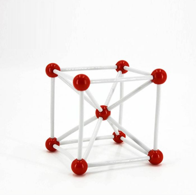 Laboratory Ice Crystal Structure Model, Unit Cell Model, Ice Molecule ...