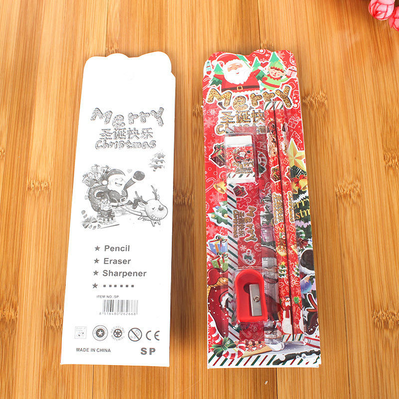 CHXN Cartoon Christmas Stationery Set for Children's Learning Christmas ...