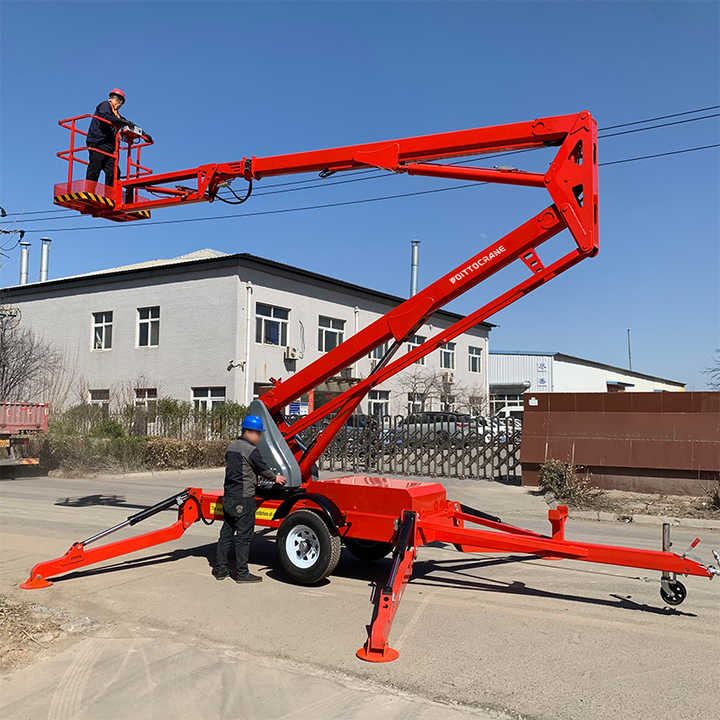 Articulated Spider Lift Tow Behind Man Lift 14m 16m 18m 20m 22m 24m ...