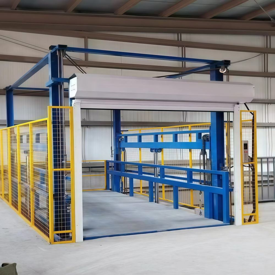 Standard Load Electric Cargo Lift Powerful Vertical Freight Elevator ...