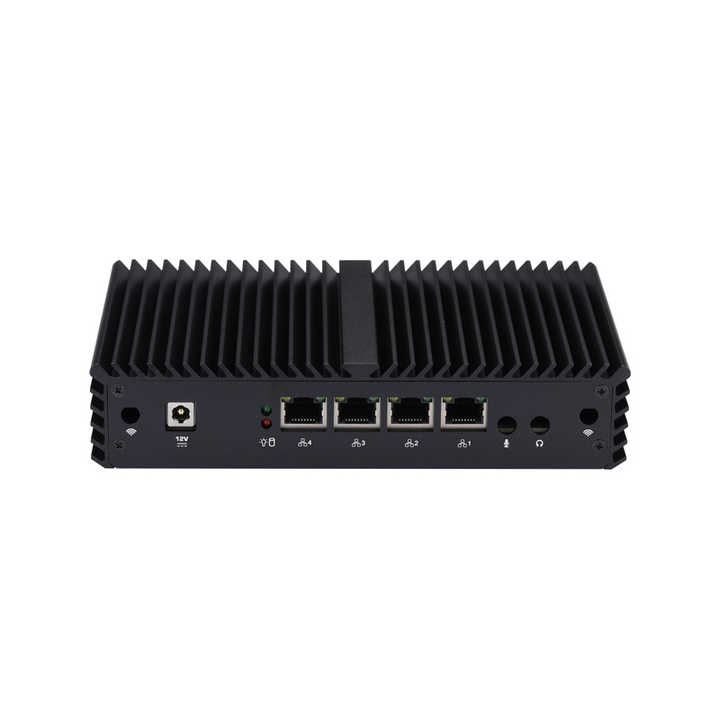 Qotom Mini Router I7 5400U 4 LAN RJ45 DDR3 HD 4K Display Fanless Mini ...