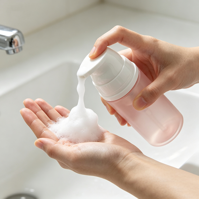 Custom LOGO 100ml 120ml Foaming Pump Bottle Leak Proof Mousse Dispenser ...