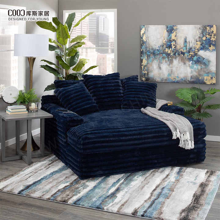 Luxury Living Room Furniture - Oversized Double Chaise Sofa