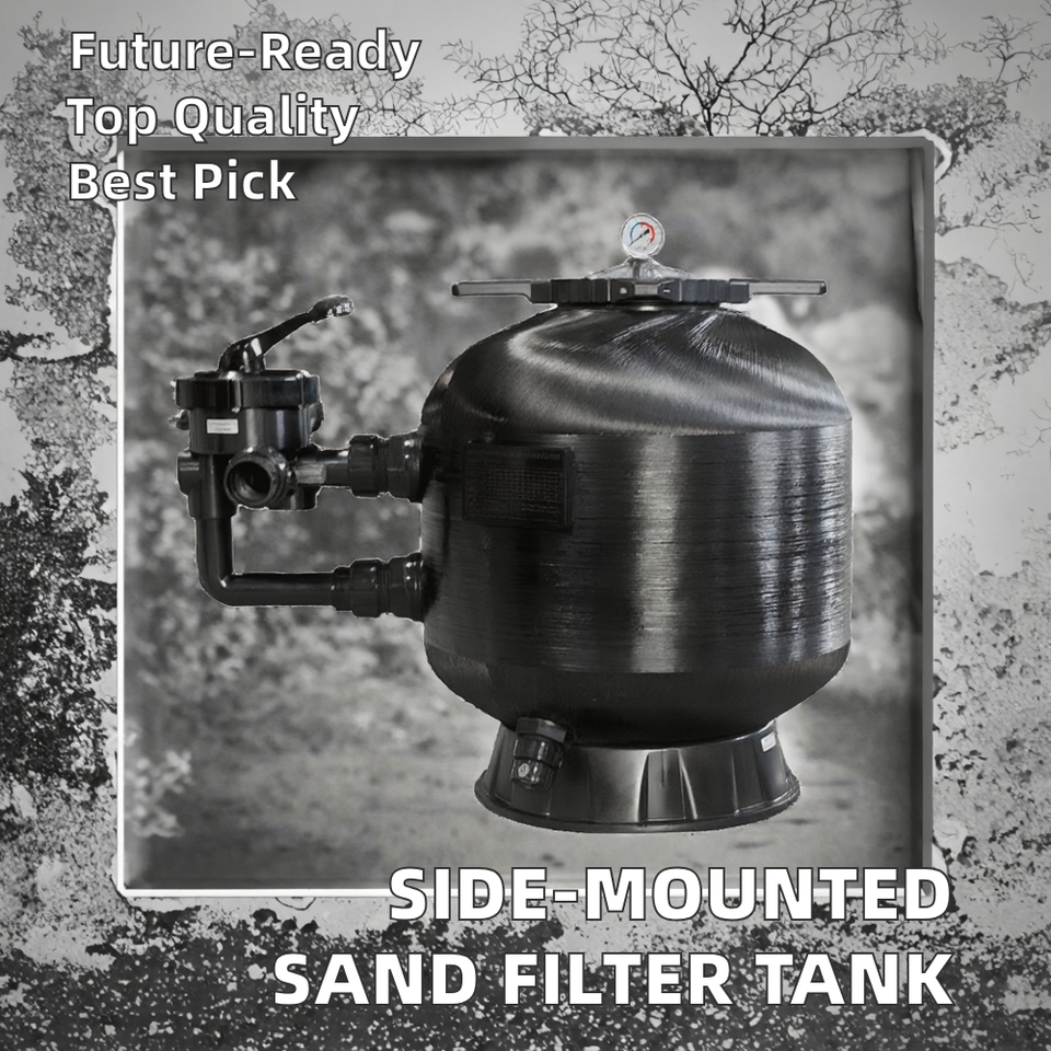 Easy Install Side Mounted Sand Filter with Fiberglass Sand Tank for ...