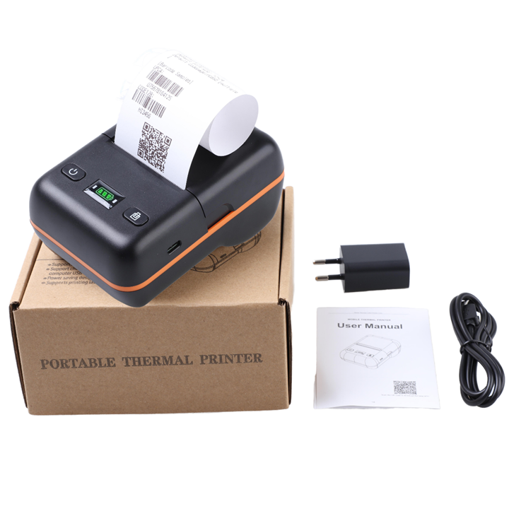 Mini 2 Inch Thermal Receipt Printer 58mm USB for Bluetooth BT-58L Color Ticket Printer 203DPI ...