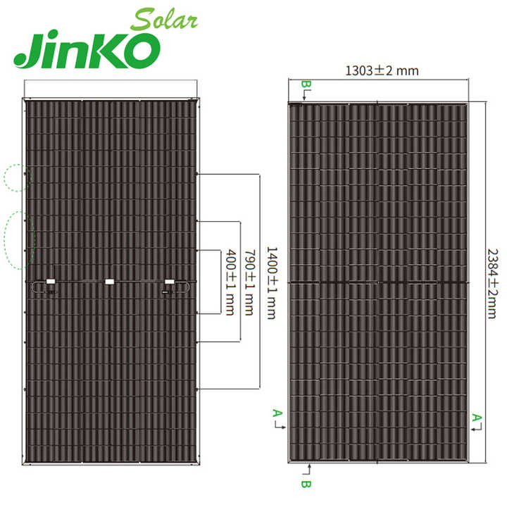 700W-720W Jinko N-Type Solar Panels - High Efficiency Power