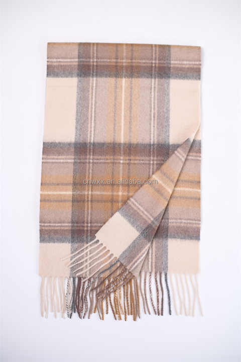 Tartan Plaid Wool Scottish Scarf - 100%wool Winter Scarf for Cold ...