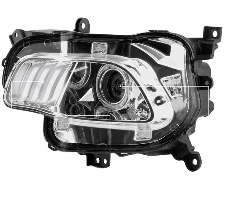 68206661AG 68206660AG Halogen Headlamp for Jeep Cherokee 2014-2018 With ...