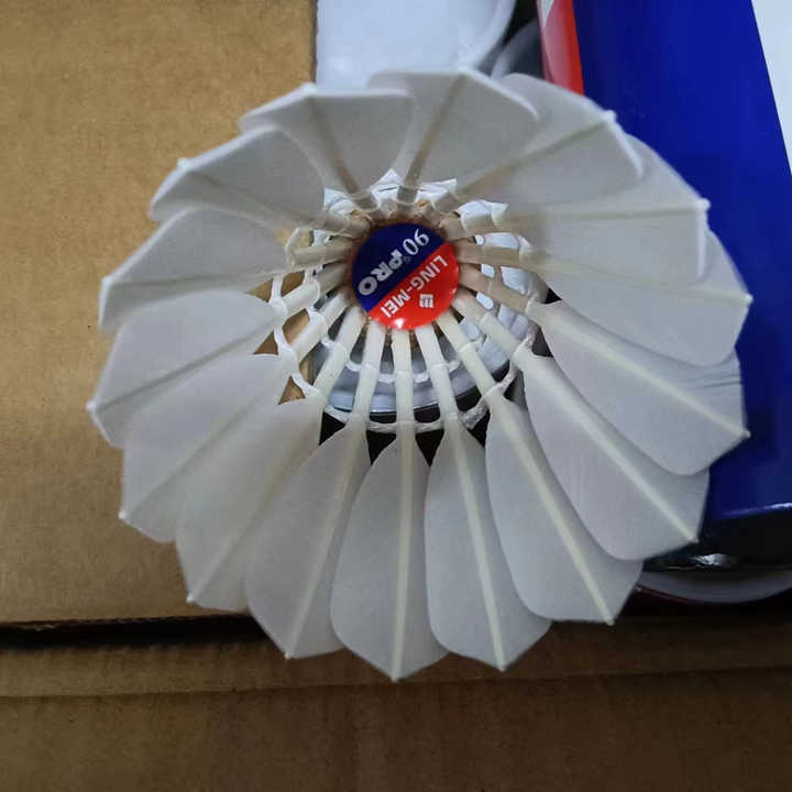 BWF Goose Feather Natural Cork Shuttlecocks for Tournaments