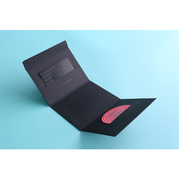 Custom Luxury Paper Cardboard Wedding Card Box nfc Packaging card Box ...