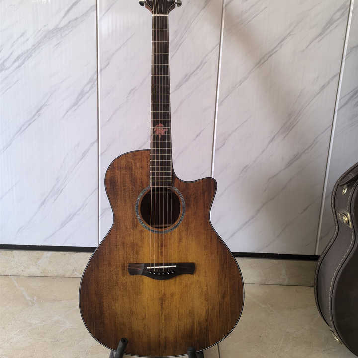 A-200GA 40 Inch GA Cutaway Body Acoustic Guitar by Geake