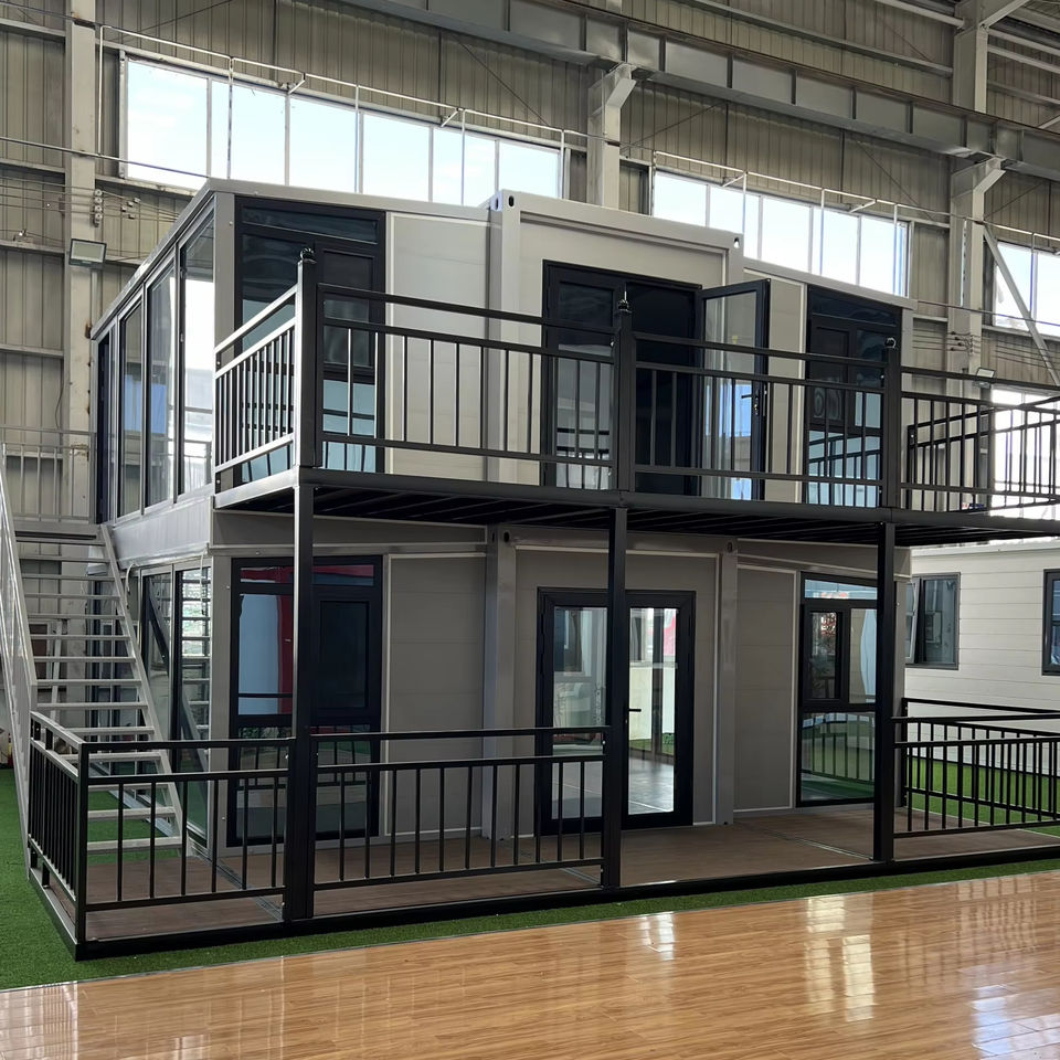 20ft Two Story Expandable Folding Modular House Portable Tiny Modular ...