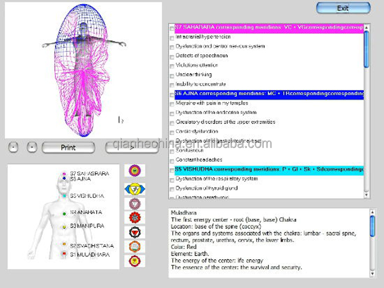 JYTOP 18d metatron metapathia gr hunter 4025 body scanner biofeedback ...