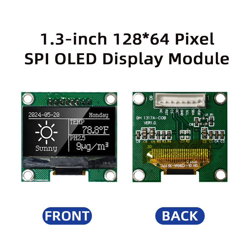 1.3 Inch SPI OLED Display Module 128x64 128*64 Pixel OLED Screen ...